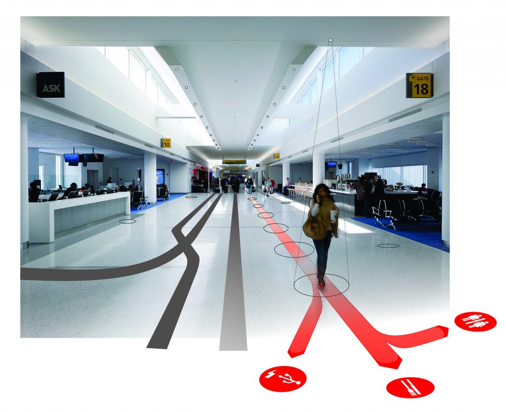 Gensler airport-WAYFINDING v2 | Sensing Places